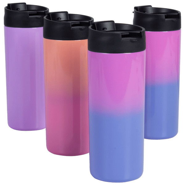 SideDeal: 4-Pack: Primula Peak Insulated Stainless Steel Slim Mugs ...