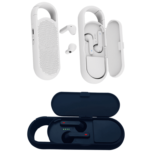 Ztech 2-in-1 Wireless Clip Speaker and True Wireless Earbuds