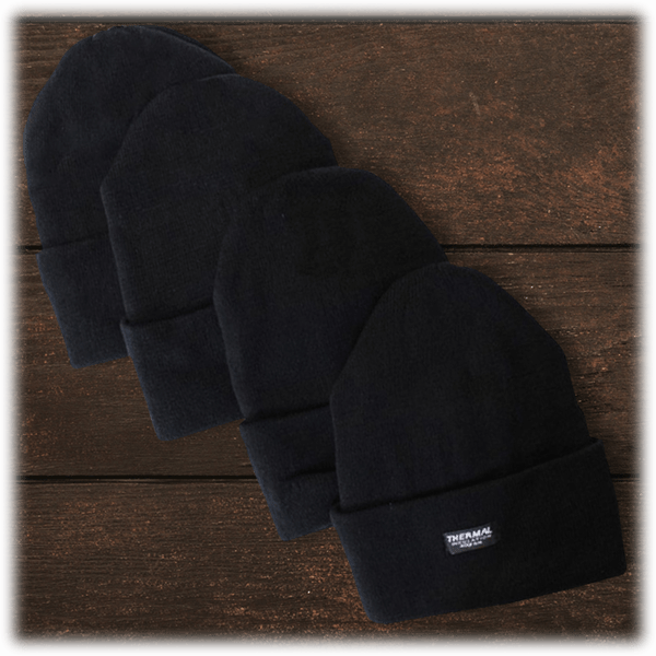 MorningSave: 4-Pack: Fleece-Lined Winter Hat