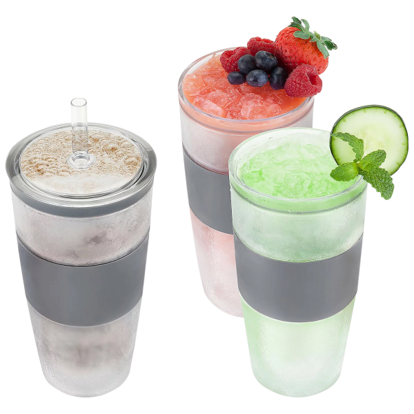 MorningSave: 2-Pack: Tumbler FREEZE 16 Oz Cooling Cups By Host
