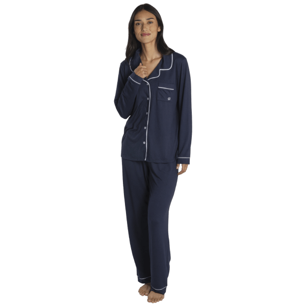 MorningSave: Born Long Sleeve Notch Collar Pajama Set