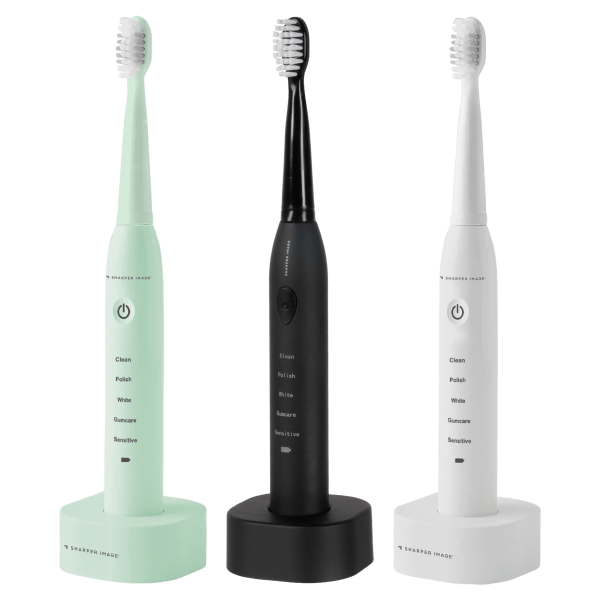 MorningSave: Sharper Image Electric Toothbrush with 4 Brush Heads