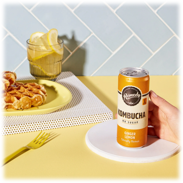 Meh: 24-Pack: Liquid Remedy Organic Zero-Sugar Kombucha