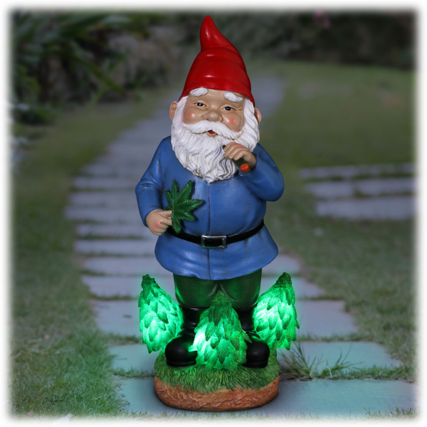 MorningSave: Exhart LED Smoking Gnome Statues