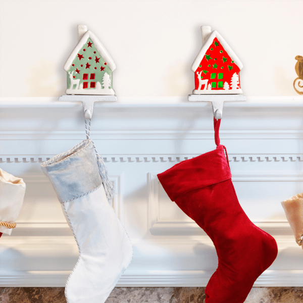 SideDeal: 2-Pack: Winter Lane Handpainted 2-In-1 Removable House ...