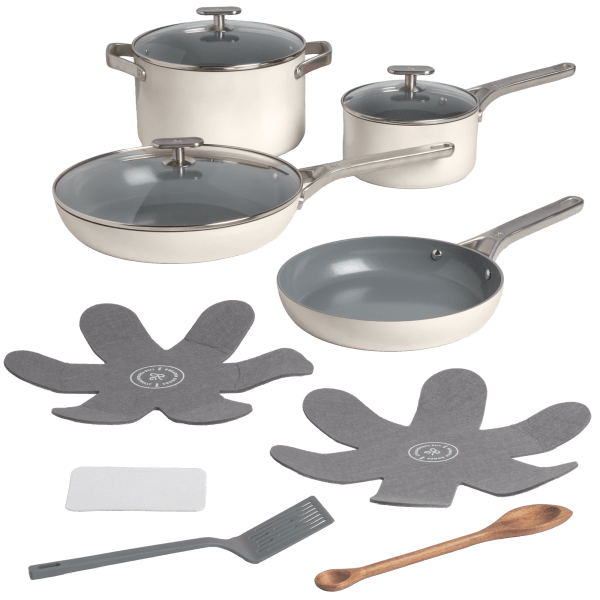 MorningSave: Greater Goods 12-Piece Premium Non-Toxic Ceramic Cookware Set