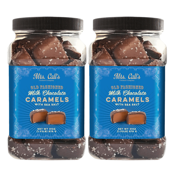 MorningSave: 2-Pack: Mrs. Call's Chocolate Sea Salt Caramels (62oz)