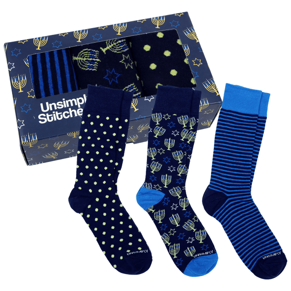 Meh: 6-Pack: Unsimply Stitched Men's Gift Box Socks with Holiday Themes