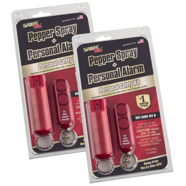 MorningSave: 2-Pack: Pepper Spray & Personal Alarm Safety Kits