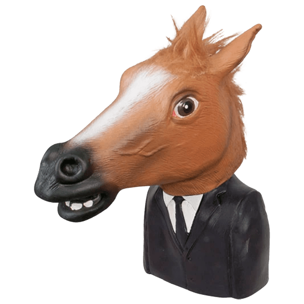 Meh: Creepy Horse Man Hand Puppet