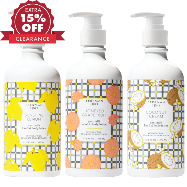 MorningSave: Beekman 1802 3-Piece Hand & Body Lotion Set