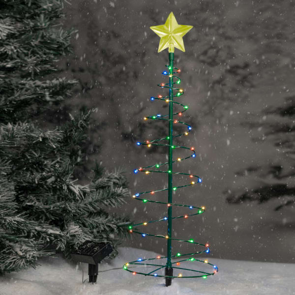MorningSave: Touch Of ECO Merrylite Solar LED Metal Christmas Tree ...