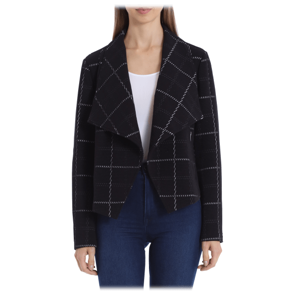 MorningSave: Bagatelle Collection Plaid Drape Jacket