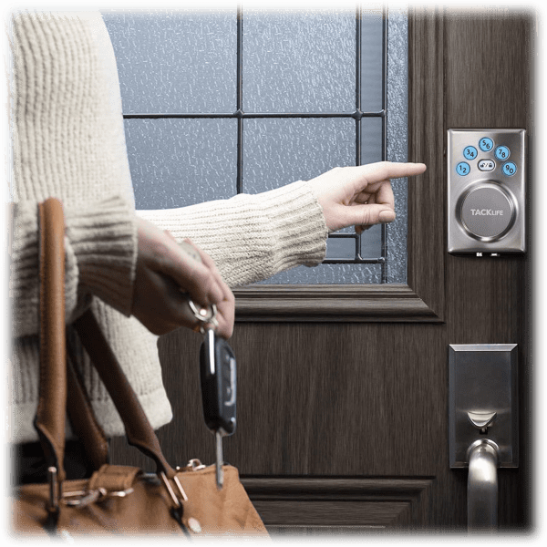 SideDeal: Tacklife Keyless Front Door Deadbolt with Fingerprint & Keypad