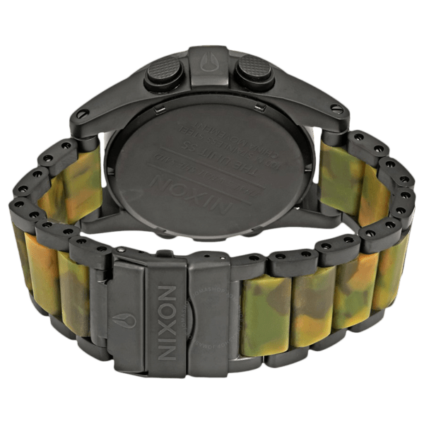 MorningSave: NIXON Unit SS 44mm Matte Black and Camo Men's Digital Watch