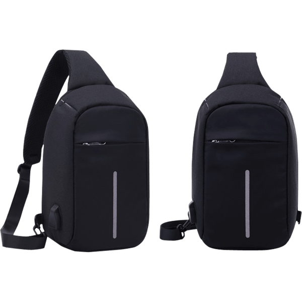 MorningSave: Anti-Theft Chest Bag with USB Charger