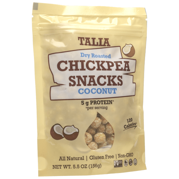 SideDeal: 5-Pack: Talia Coconut Dry Roasted Chickpea Snacks (5x 5.5oz ...