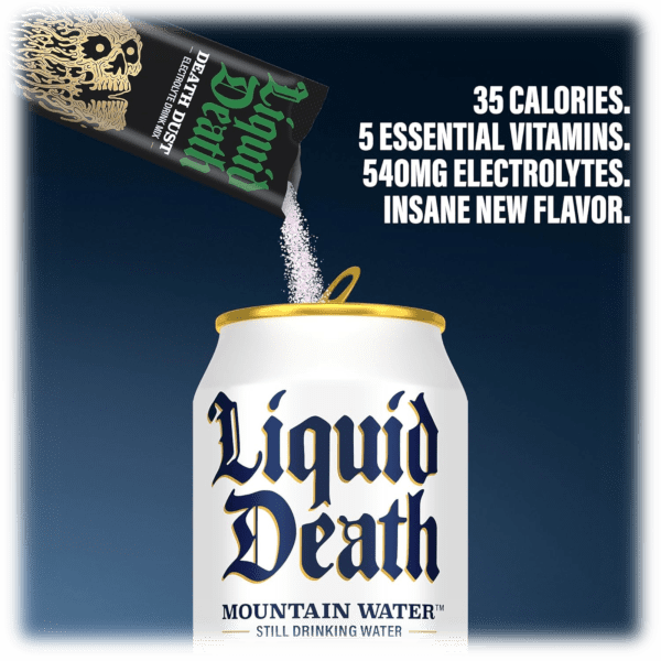 Meh: 72-Pack: Liquid Death Electrolyte Death Dust Hydration Powder