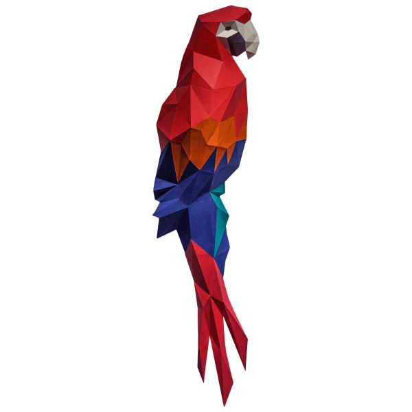 MorningSave: Papercraft World Macaw Wall Art