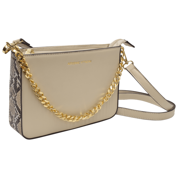 MorningSave: Adrienne Vittadini Simone Collection Python Chain Crossbody