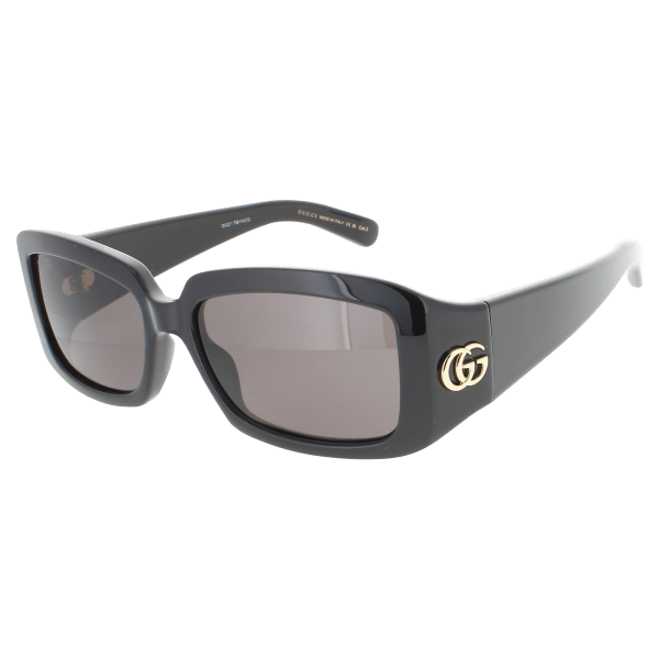 Shop Univision: Gucci Gafas de Sol Rectangulares con Lentes Grises de ...