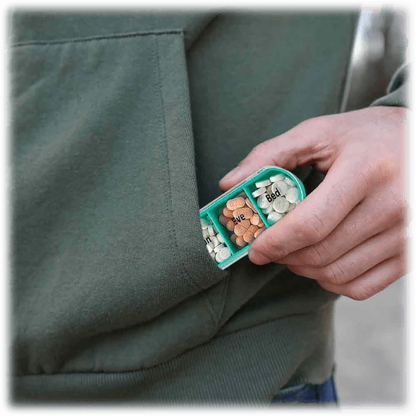 SideDeal: 2-Pack: Thera Rx Stackable Daily Pill And Medicine Organizer