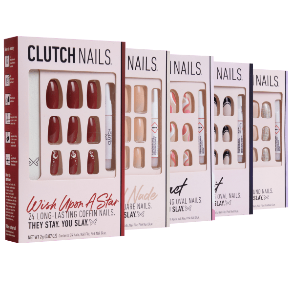 MorningSave: 5-Pack: Clutch Nails Press on Nail Kits