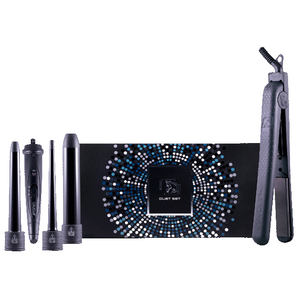 MorningSave: Royale Duet Set - Mega 3P Curling Wand & Classic Straightener