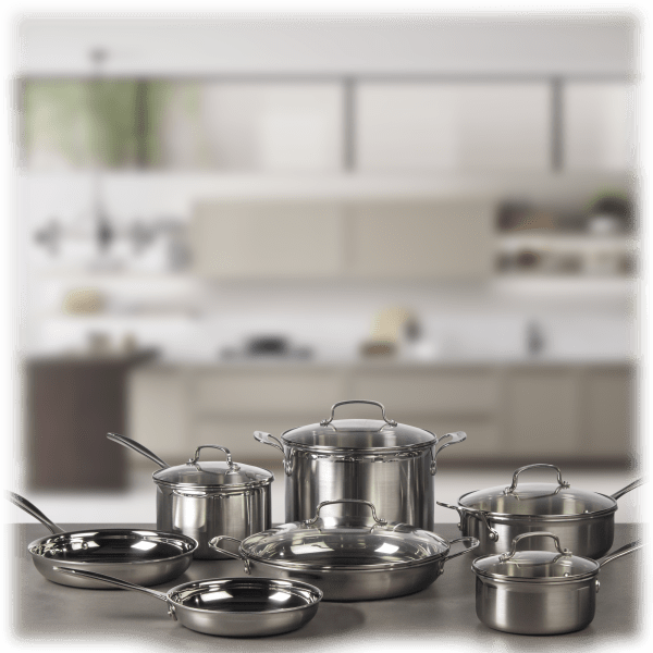 Meh: Cuisinart Professional 12 Piece Tri-ply Stainless Steel Cookware Set