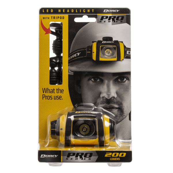 SideDeal: 200 Lumen LED Headlamp with Magnetic Base and Tripod by Dorcy