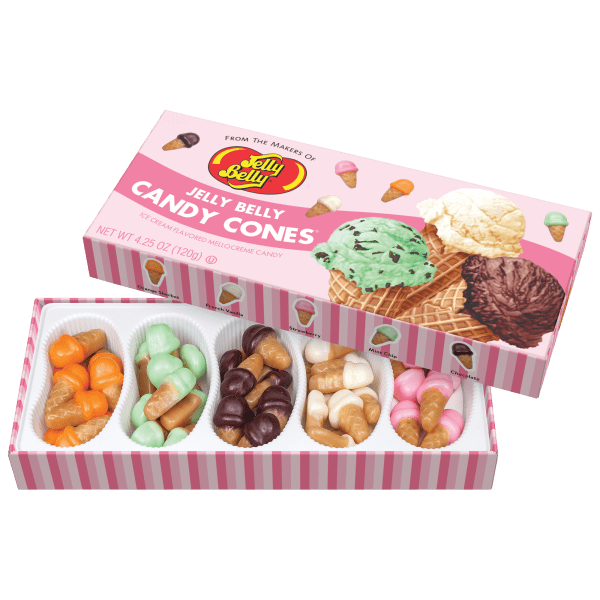 MorningSave: 3-Pack: Jelly Belly Candy Cone Mellocremes