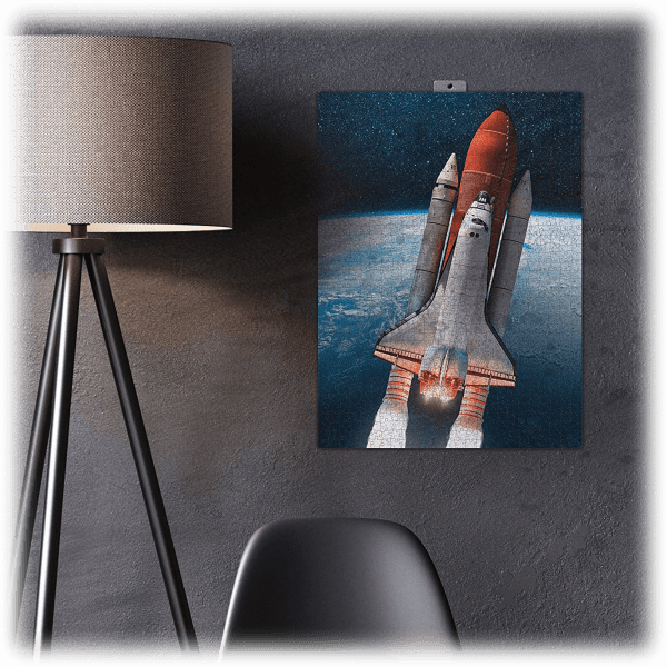 MorningSave: Quiz Quirk Space Rocket Rectangle 1000 Piece Puzzle