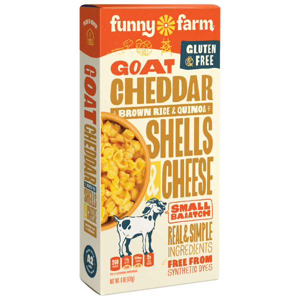 Meh: 16-Pack: Funny Farm Goat Cheddar Mac & Cheese