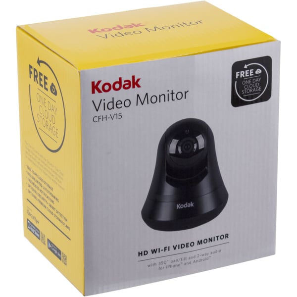 MorningSave: Kodak HD WiFi Security Camera with Pan/Tilt, Two-Way Audio ...