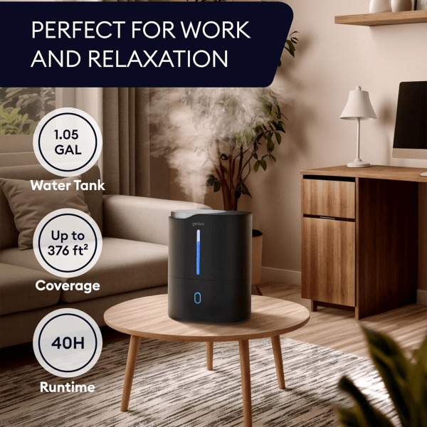 Meh: Geniani Huron 4L Ultrasonic Cool Mist Humidifier