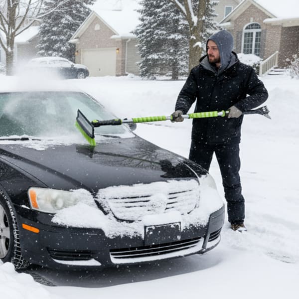 SideDeal: iHOM Heavy Duty 52-Inch Snow Brush and Ice Scrapers