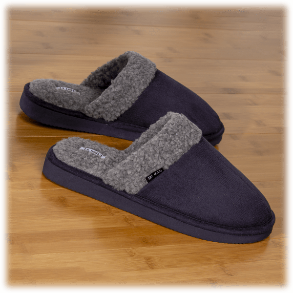 MorningSave: Born Men's Faux Suede and Sherpa Scuff Slippers