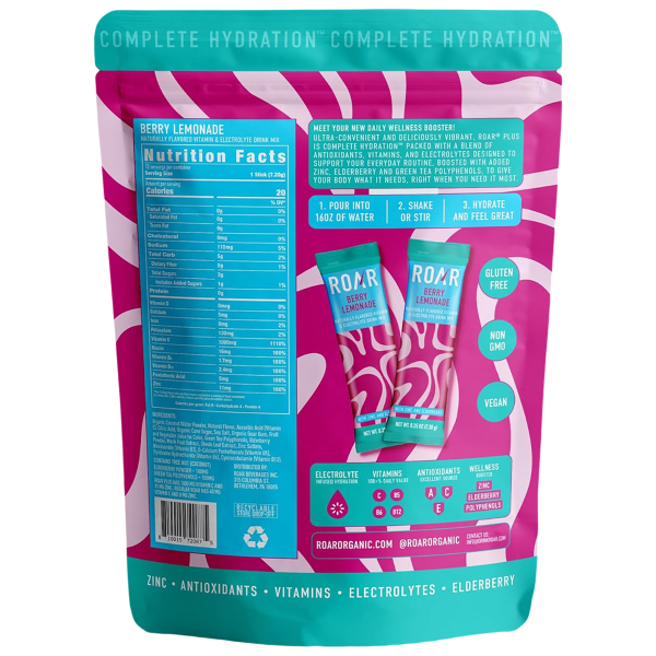 Meh: 72-Pack: Roar Plus Vitamin & Electrolyte Drink Mixes