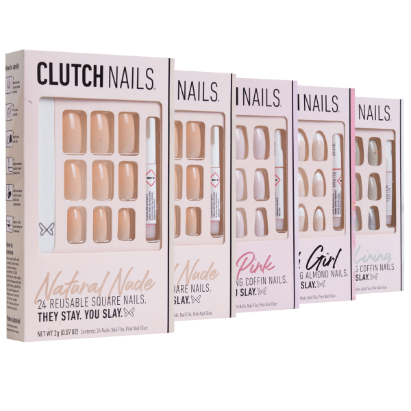 MorningSave: 5-Pack: Clutch Nails Press on Nail Kits