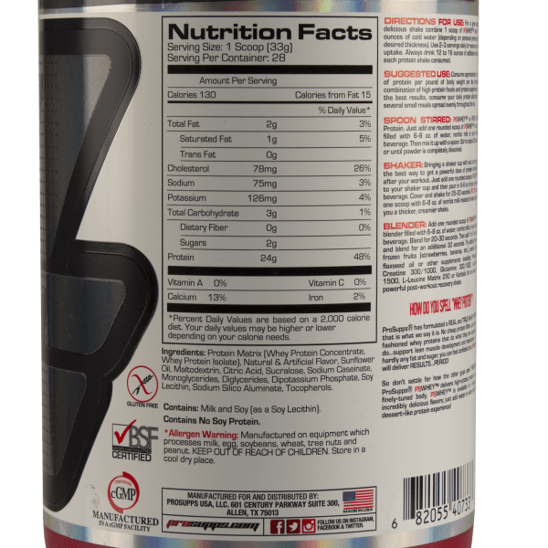 Meh: 2lb, 4lb, or 12lb of ProSupps PS Whey Protein
