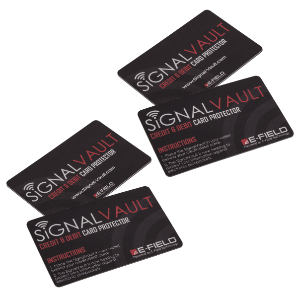MorningSave: 4-Pack: Signal Vault RFID Blocking Cards