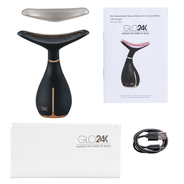MorningSave: GLO24K Skin Rejuvenation Beauty Device for Face and Neck