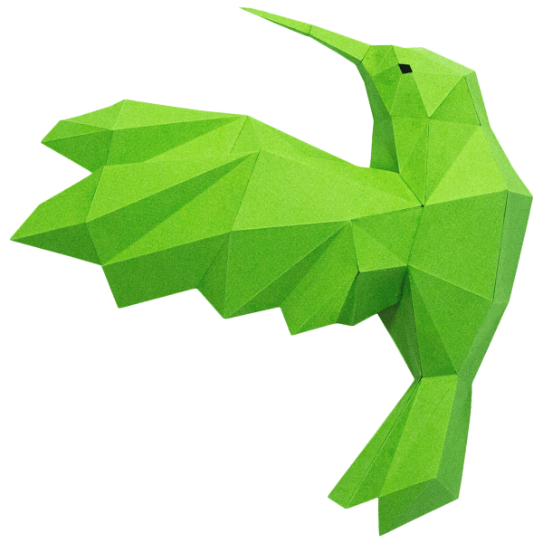 MorningSave: Papercraft World Hummingbirds Wall Art