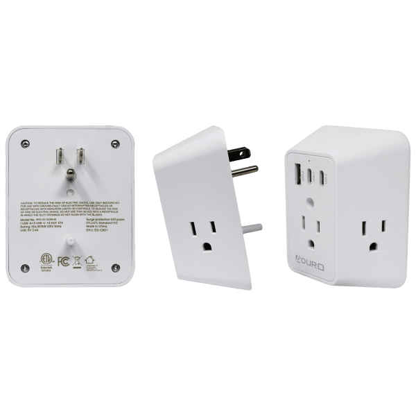 MorningSave: Aduro Surge Trio Multi-Charging Station Surge Protector