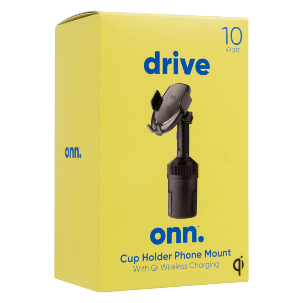 MorningSave: Onn Cup Holder Phone Mount with 10W Wireless Charging