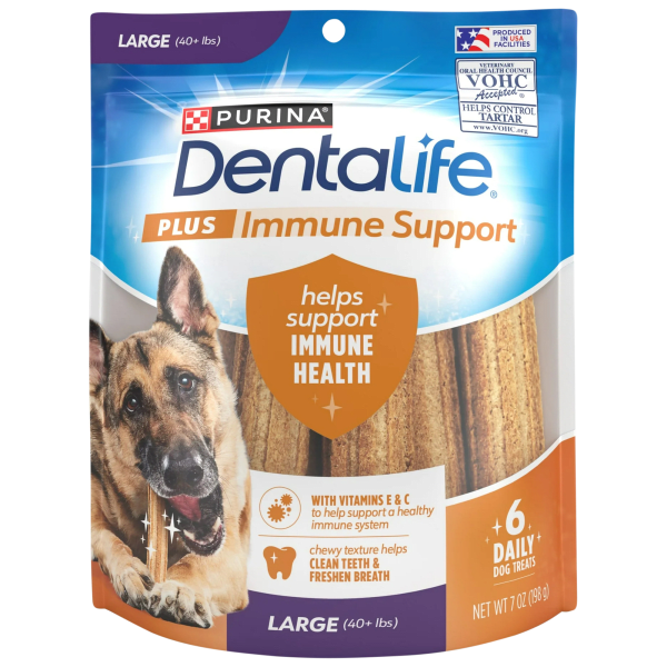 Meh: 5-Pack: Purina Dentalife Plus Immune Support Dog Dental Chews