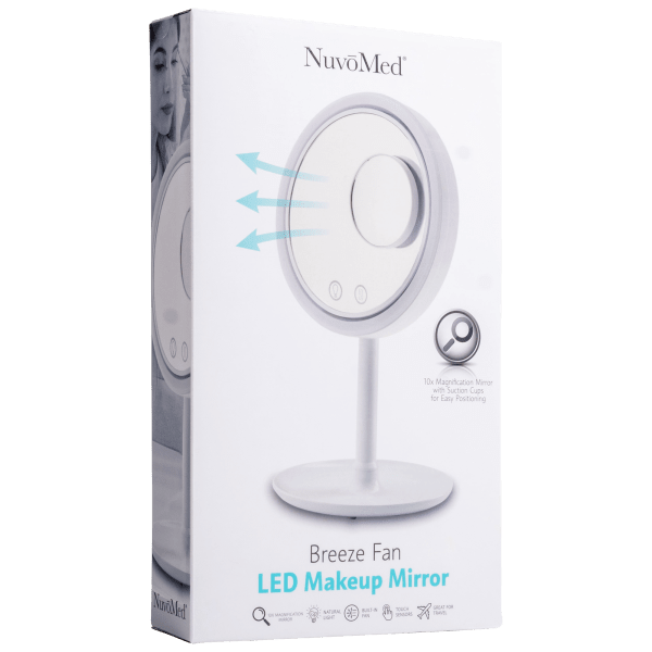 MorningSave: NuvoMed Breeze LED Makeup Mirror with Fan