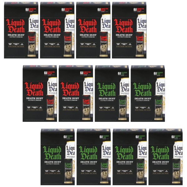 MorningSave: 72-Pack: Liquid Death Electrolyte Death Dust Hydration Powder