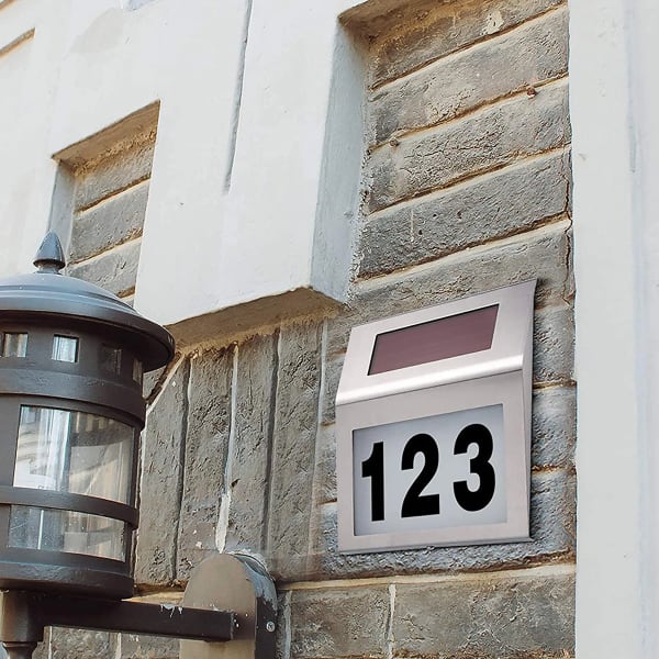 MorningSave: Infinite Basics Solar LED House Number Light