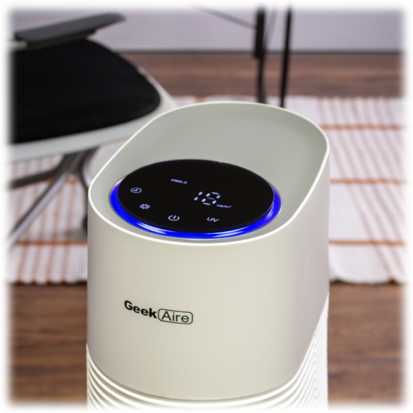 MorningSave: Geek Aire True Hepa Filter Tower 3-In-1 Air Purifier